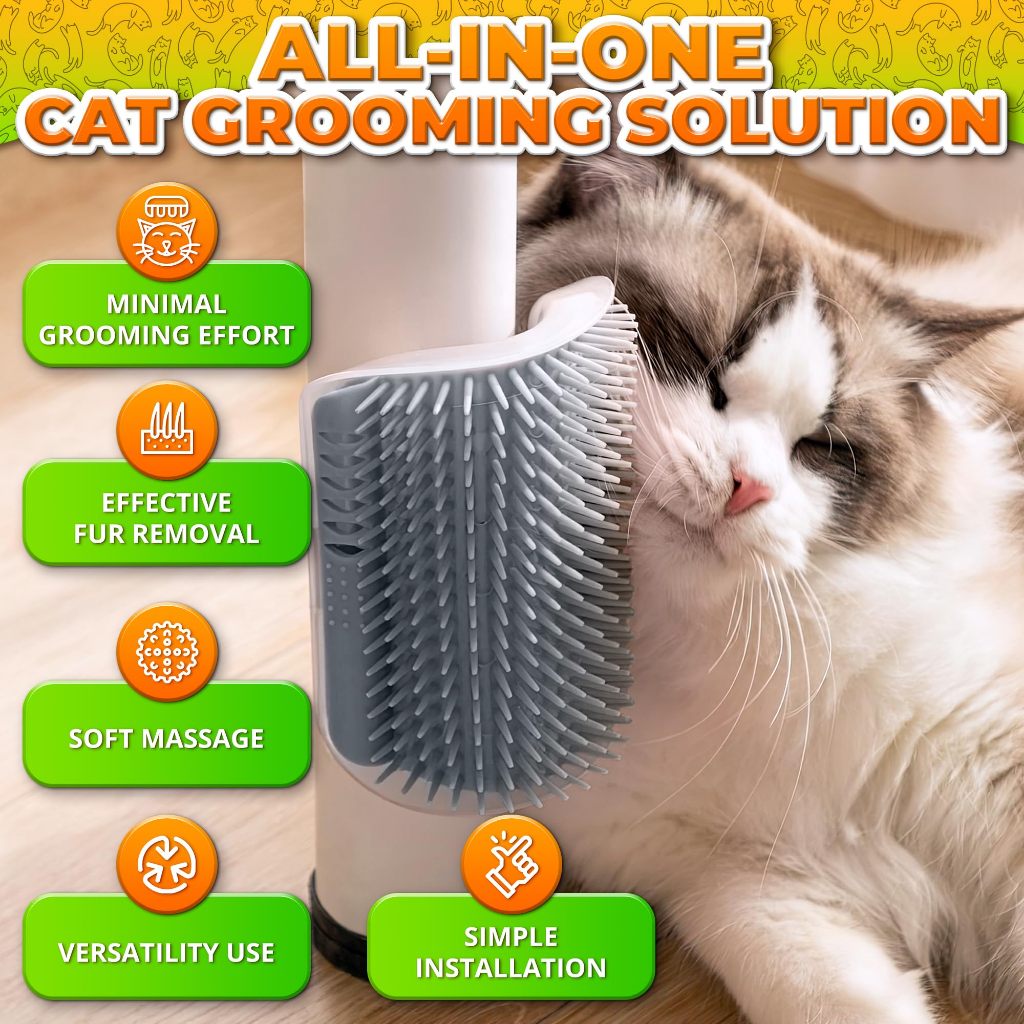 Cat Scratching Device Pet Corner Scratching Device Remove Floating Hair ...