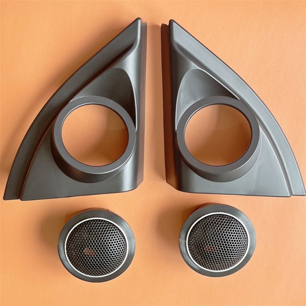 Automobile instrument panel tweeter bracket cover with net cover ...