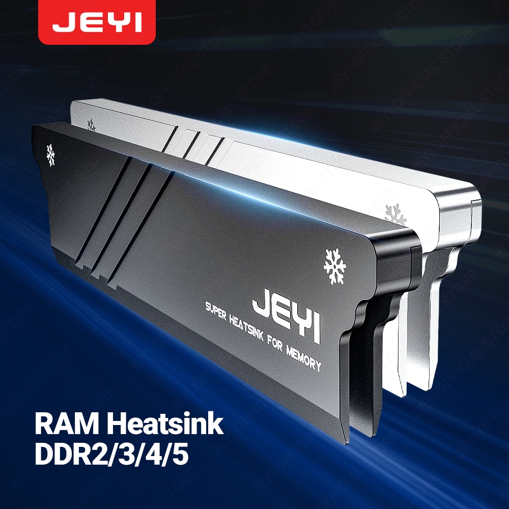 JEYI Memory RAM Heatsink With Thermal Pads, Desktop RAM Cooler DDR Radiation Dissipate for PC ...