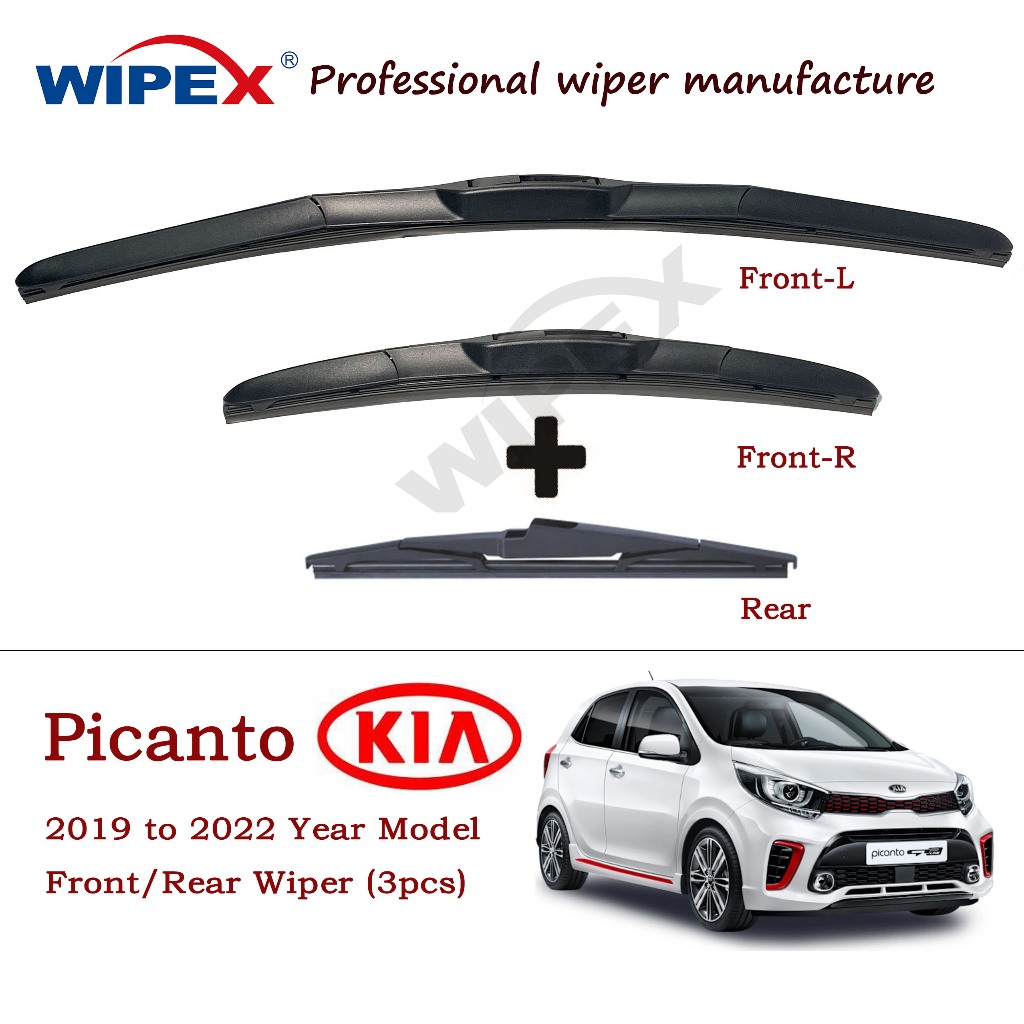 2019 to 2022 model Kia Picanto Wiper Blade for PICATO Car Window Wipers ...