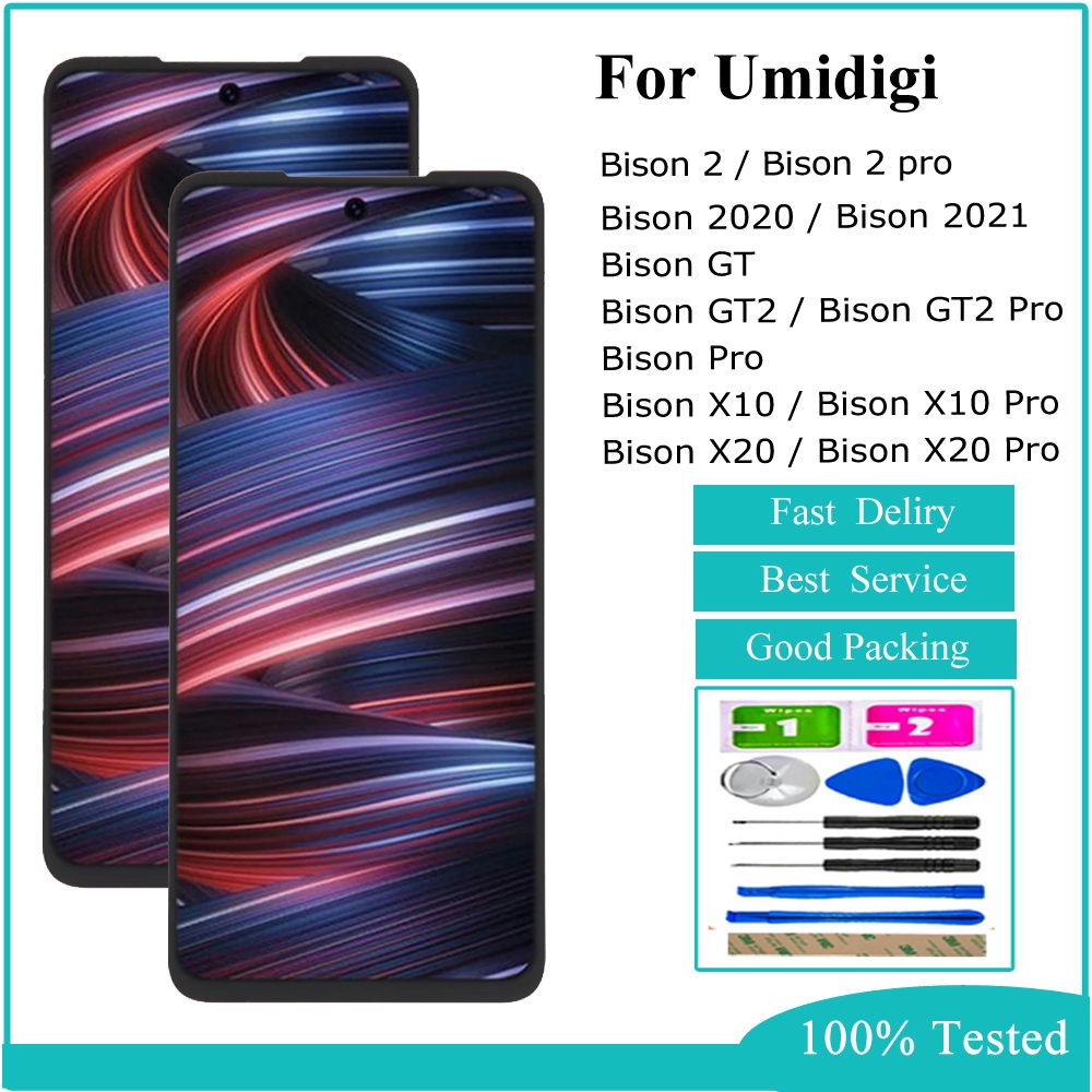 Original LCD For Umidigi Bison 2 pro Umidigi Bison 2020 2021 Bison GT ...
