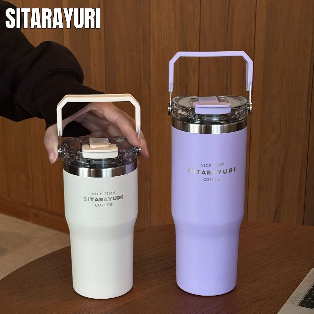 SITARAYURI Big Mac Tumbler 316 Stainless Steel Thermos Bottle 900ml ...