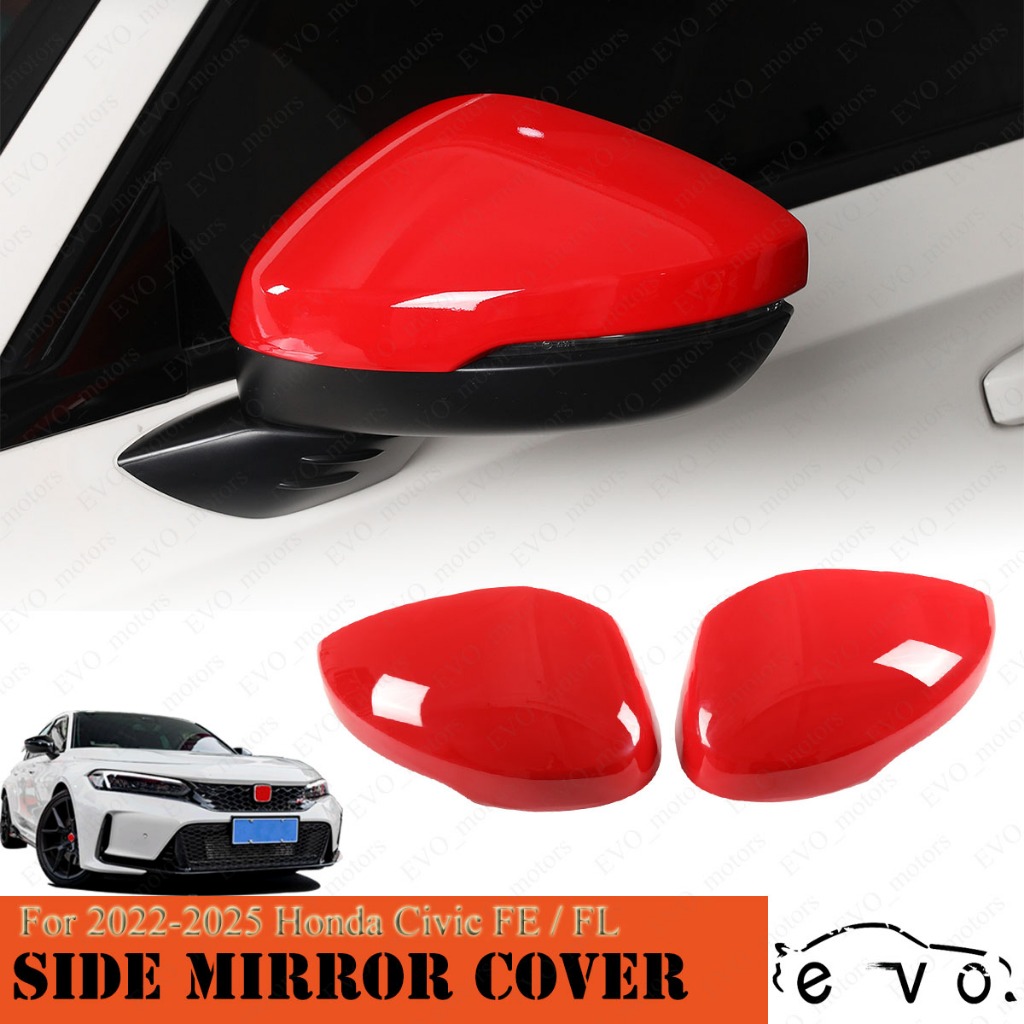 For 2022 - 2025 Honda Civic FE FL Side Mirror Cover 11th Civic Type R ...