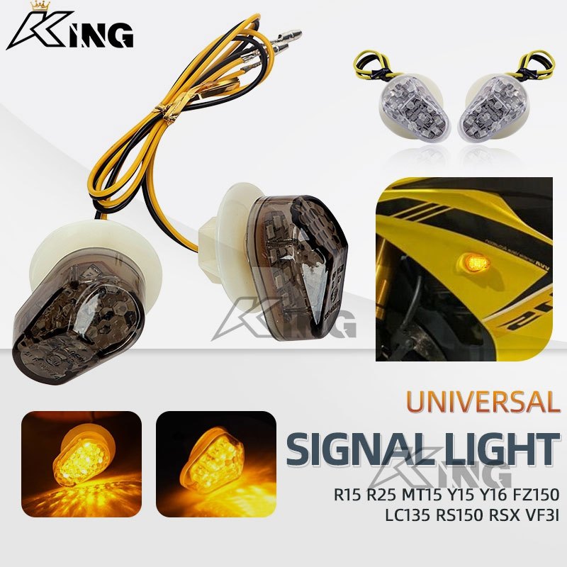 SIGNAL TAMPAL LED UNIVERSAL FARING / LAMPU SIGNAL BELAKANG MINI DIAMOND ...