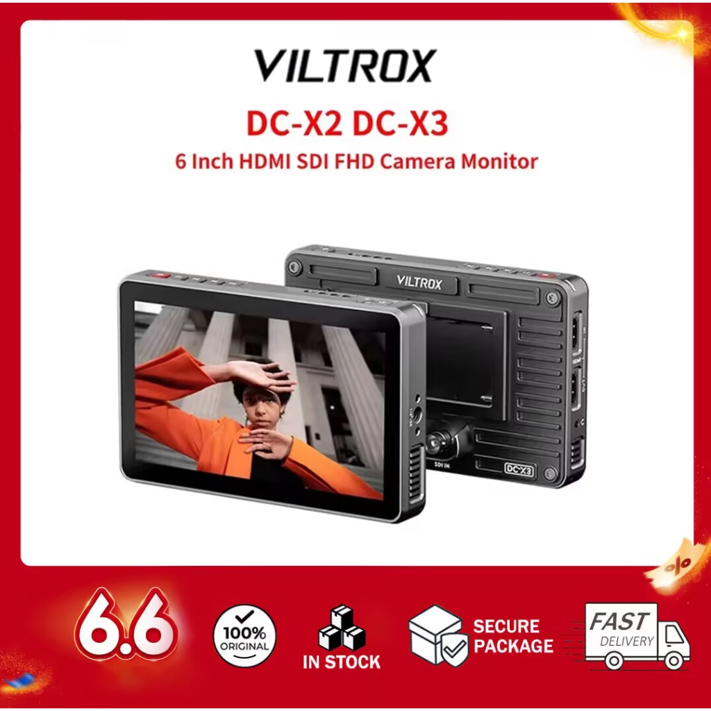 Viltrox DC-X3 DC-X2 6 Inch 4K Touch Screen Portable Monitor 2000 Nits ...