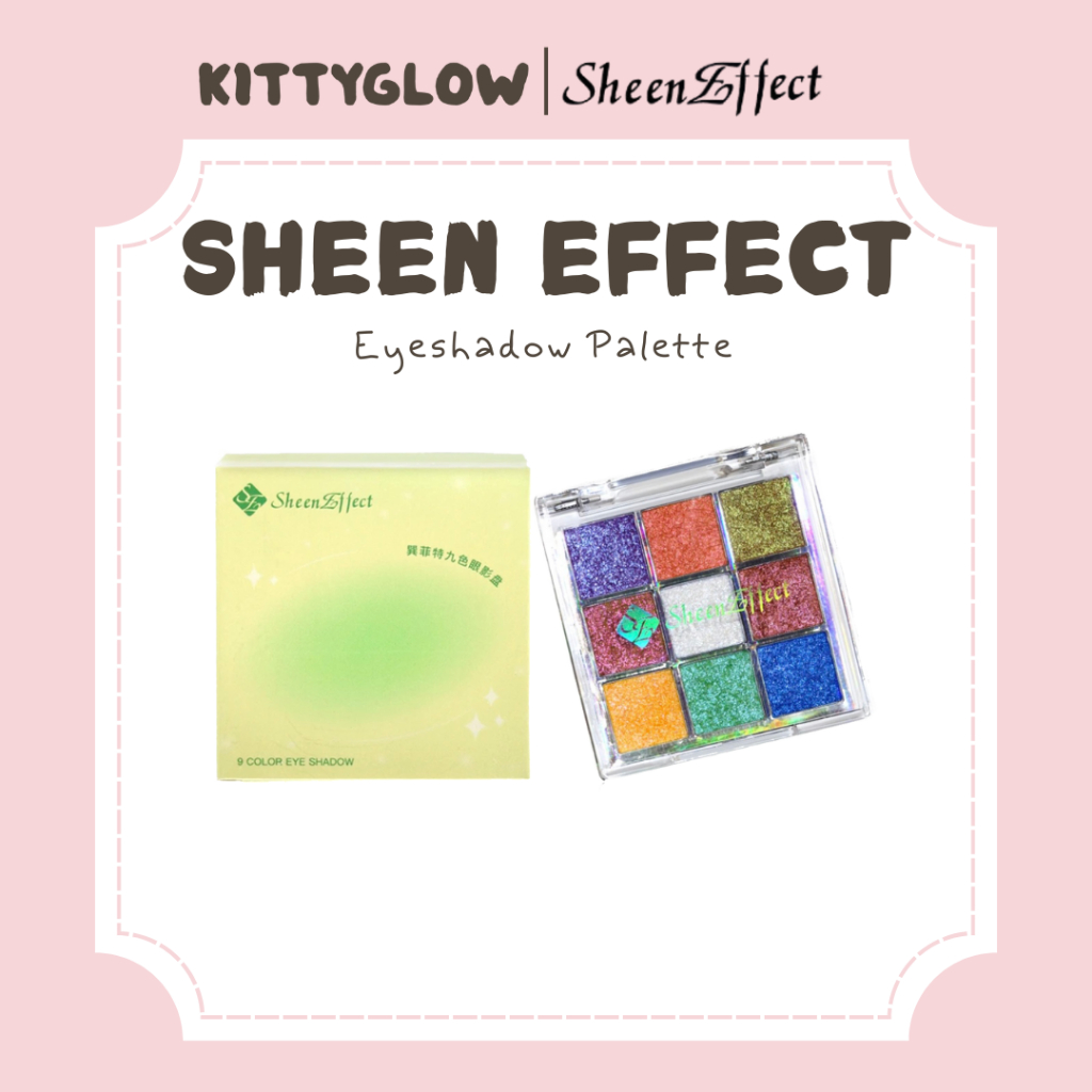 SHEEN EFFECT 9 Color Eyeshadow Palette | Shopee Malaysia