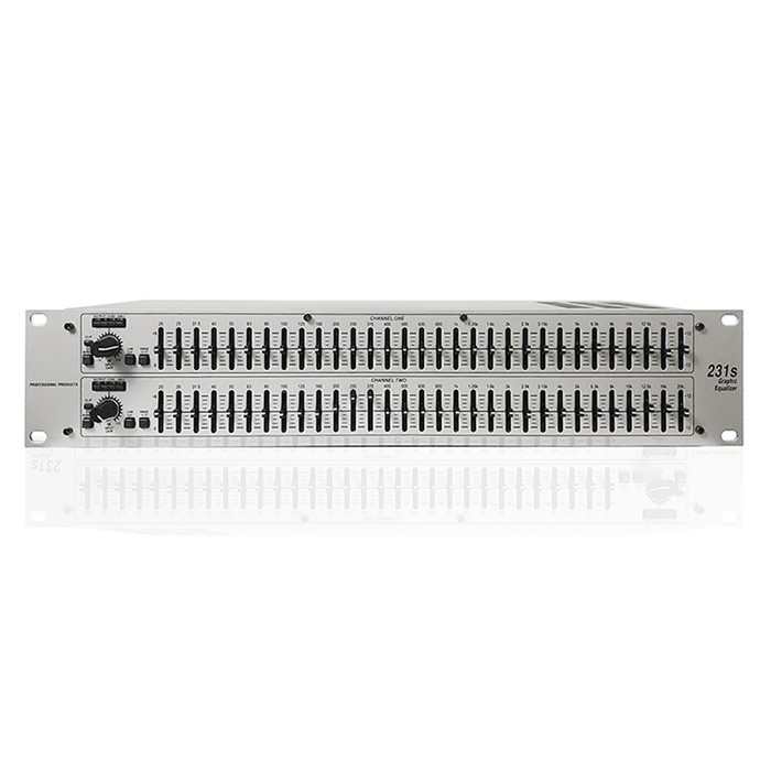 EQ-231S High Performance Dual Stereo 31band profesional sound DJ audio Graphic Equalizer ...