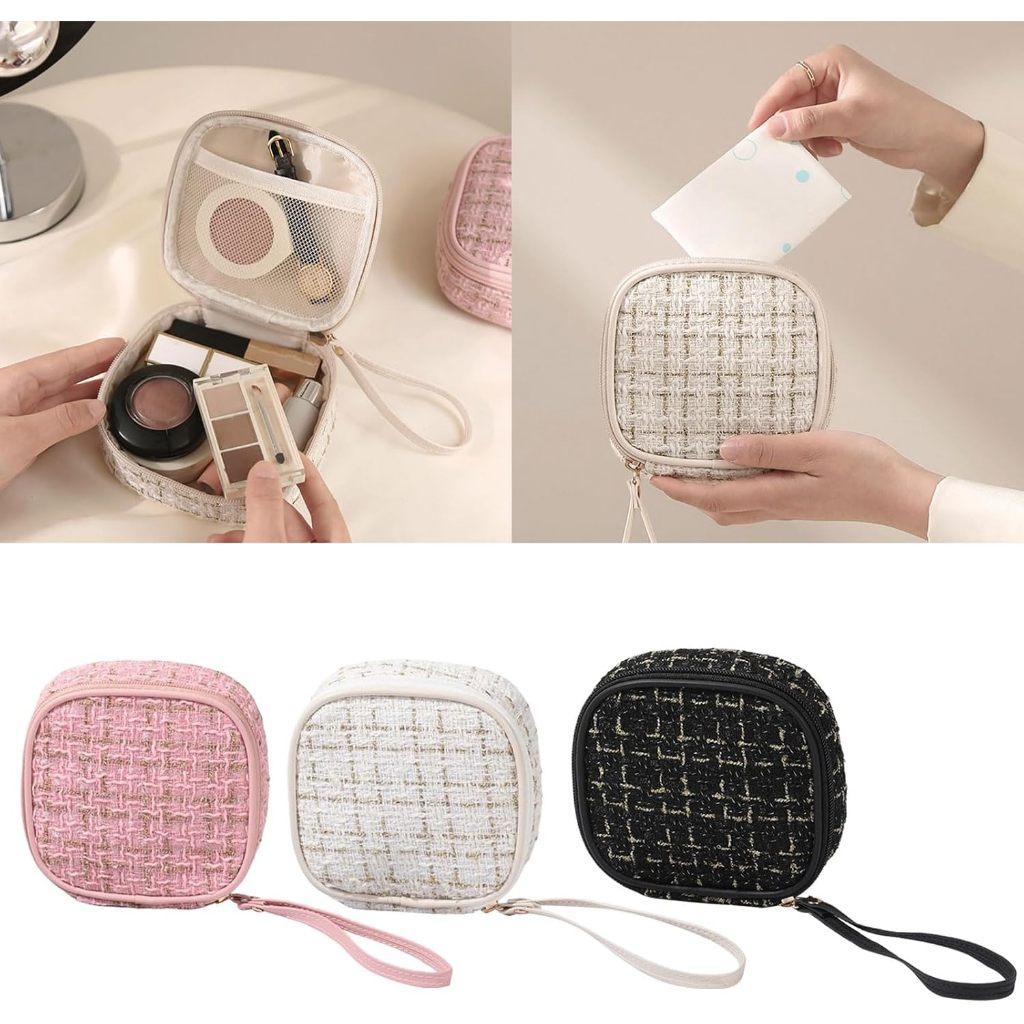 Mini Makeup Pouch, Small Cosmetic Bag for Purse, Little Pouch for ...
