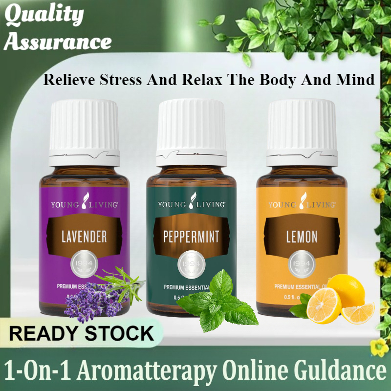 Selected Products | Young Living Lavender/Lemon/Peppermint 100% Pure Essential Oil 15ML-Skin ...