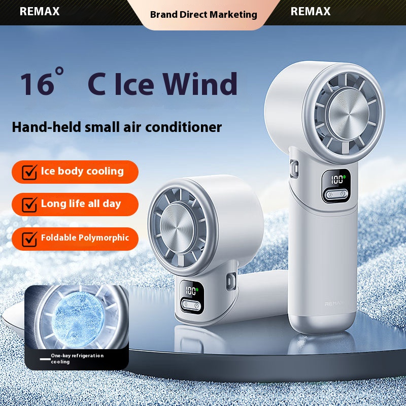 Remax 100-speed folding cooling air high-speed handheld fan, mini and ...
