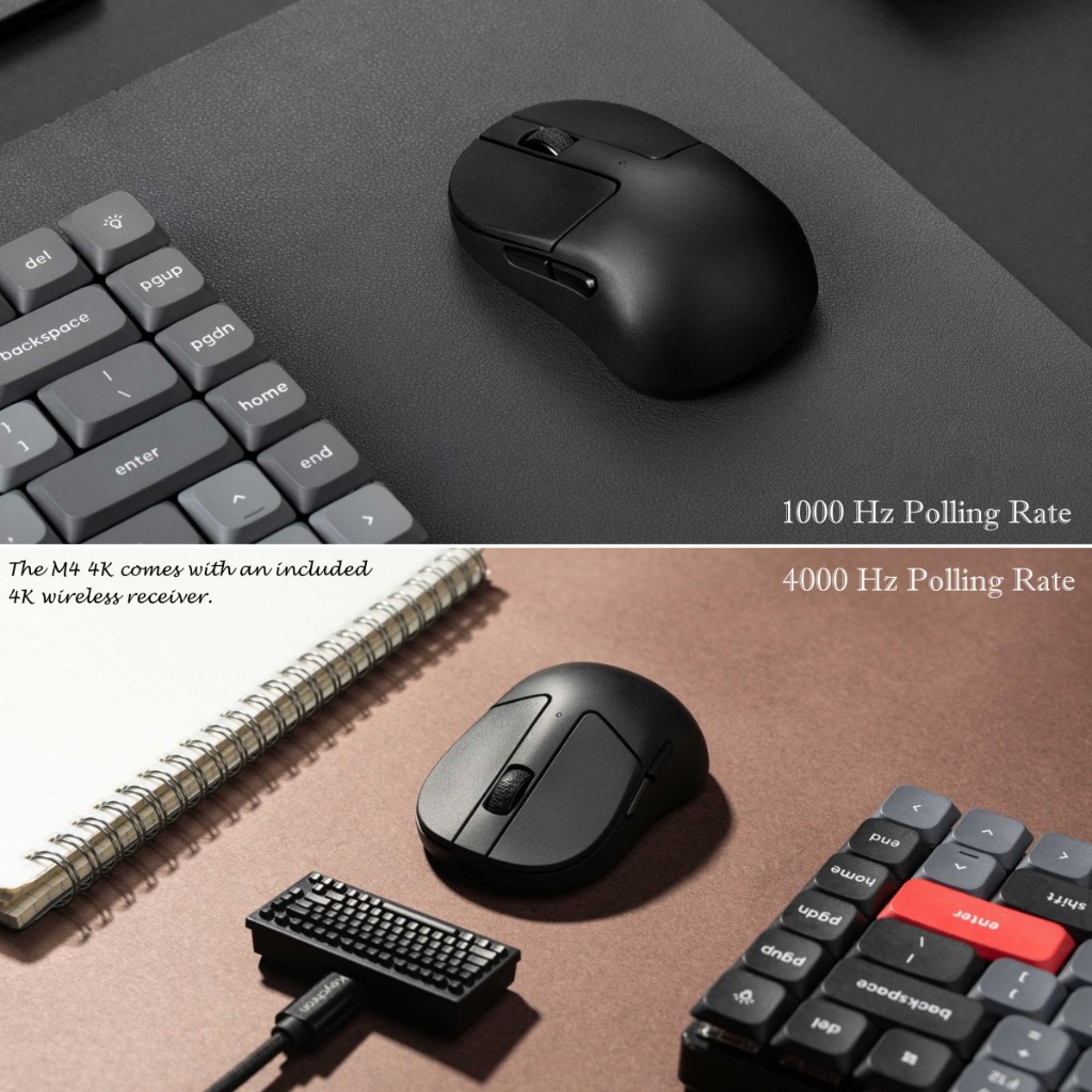 Keychron M4 Wireless Mouse, Ultra-Light 35g Mini Gaming Mouse with ...