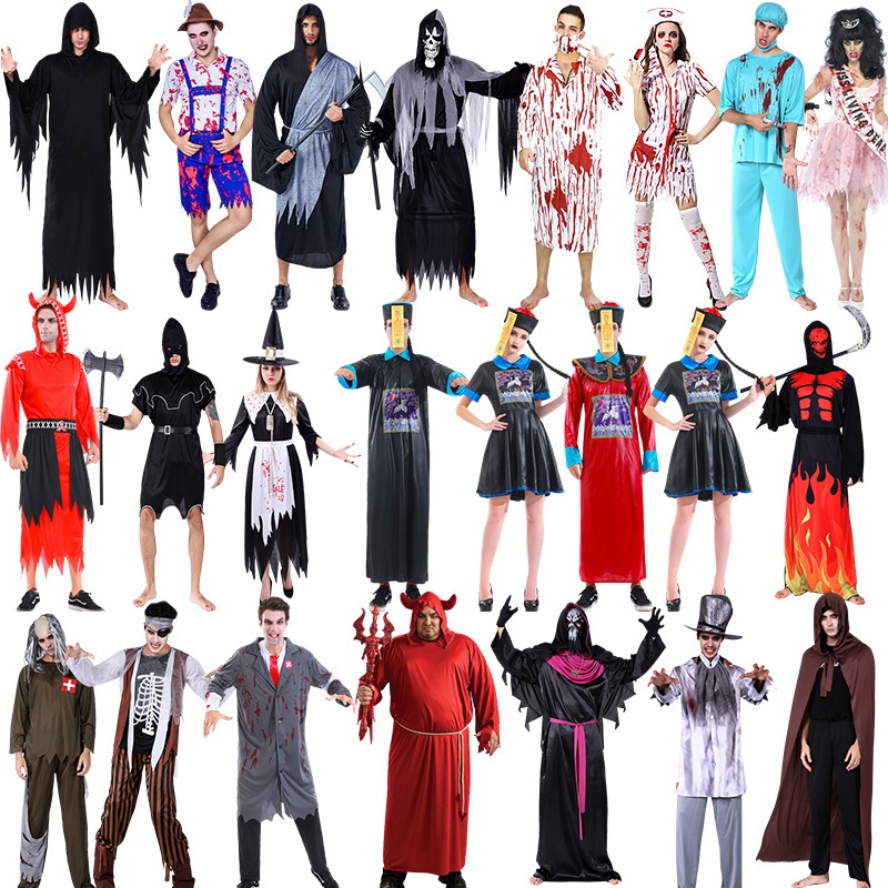 Horror Grim Reaper Costume Set for Adult, Final Destination Ghost ...