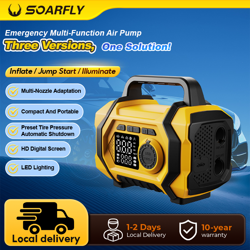 SOARFLY Jump Starter Power Bank 6in1 | Jump Starter 8000mAh + Pam Tayar ...