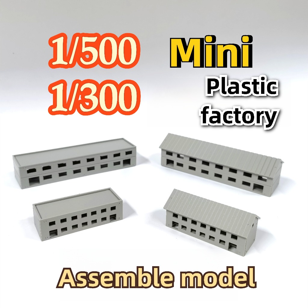 1/500/300 Diorama Models Simulation Plastic Factory Assembly Building ...