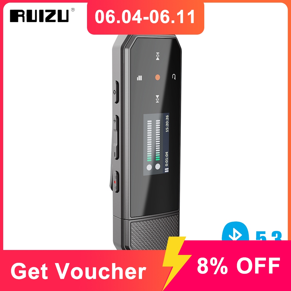 RUIZU X80 Music Player 64G U Disk HiFi Lossless Bluetooth MP3 With Clip ...