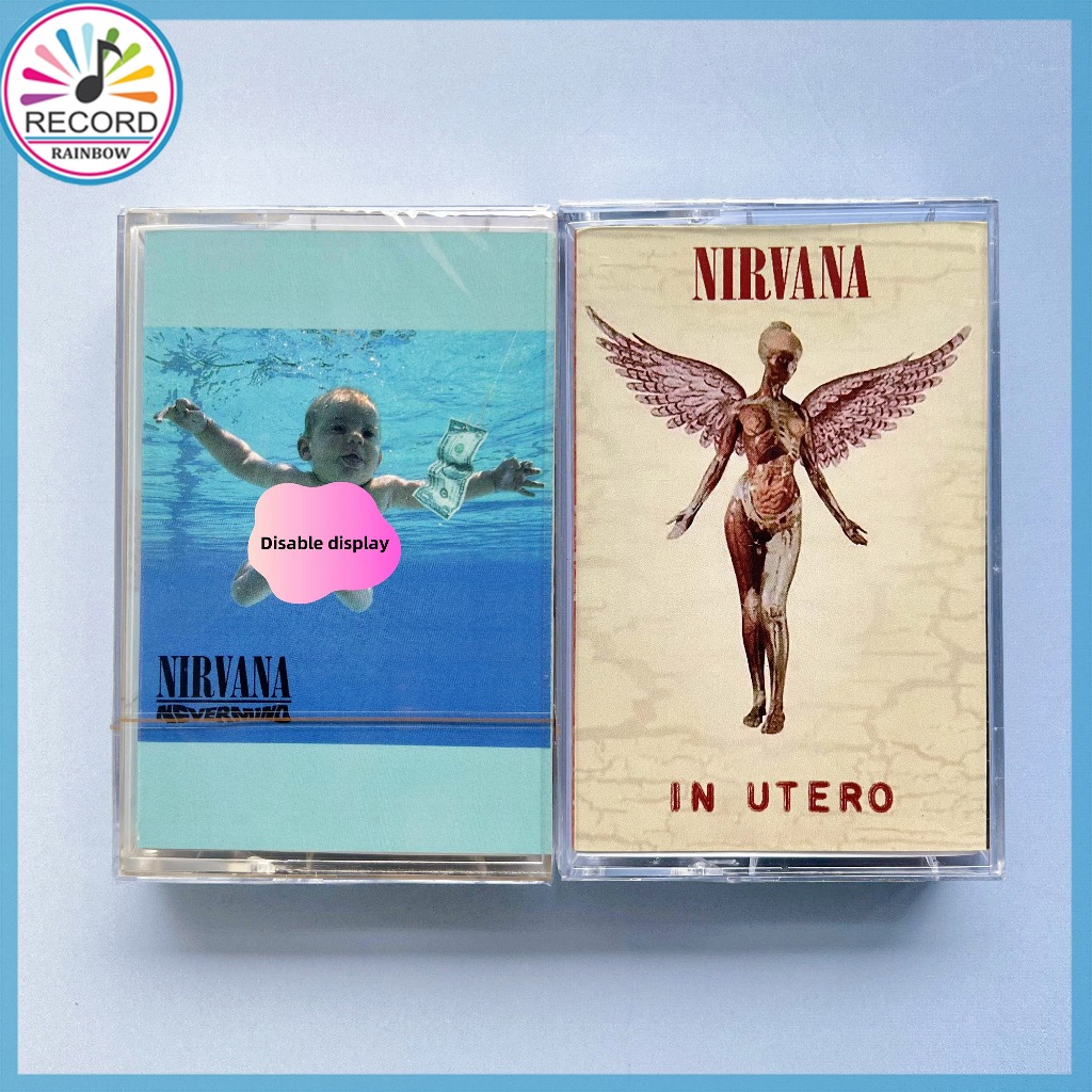 Nirvana Nevermind & In Utero 2 Cassette Tapes Set Original Brand New ...