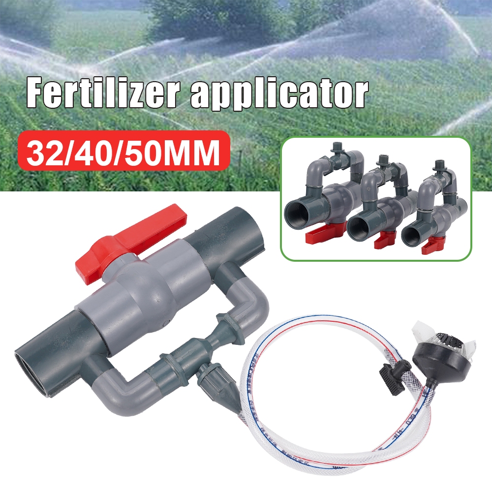 32/40/50mm Agriculture Venturi Fertilizer Injector Set Filter WaterTube Device Watering Kit ...