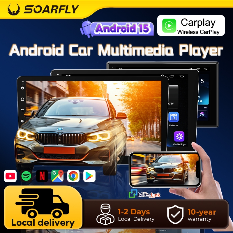 SOARFLY Android 15 Player | 7/9/10 inch Kereta Multimedia | Octa Core ...