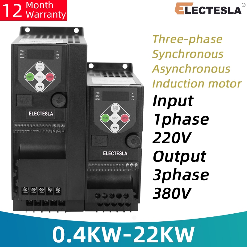 VFD 220V to 380V 1-phase Input 220V 3-phase Output 380V Motor Speed ...