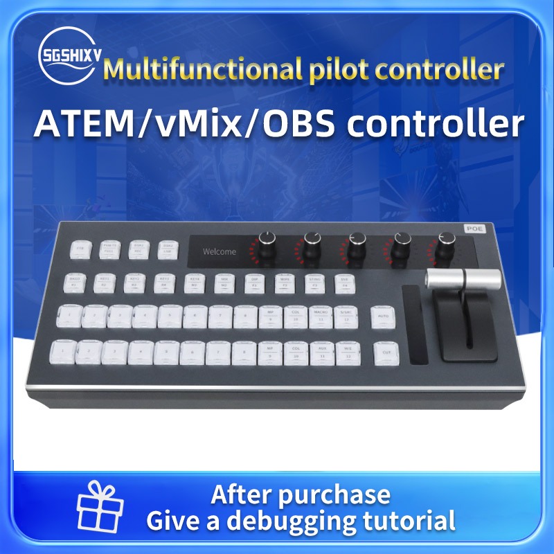 ATEM vmix Software Keyboard Conductive Switching Station Control Panel Support OBS Core Elephant ...