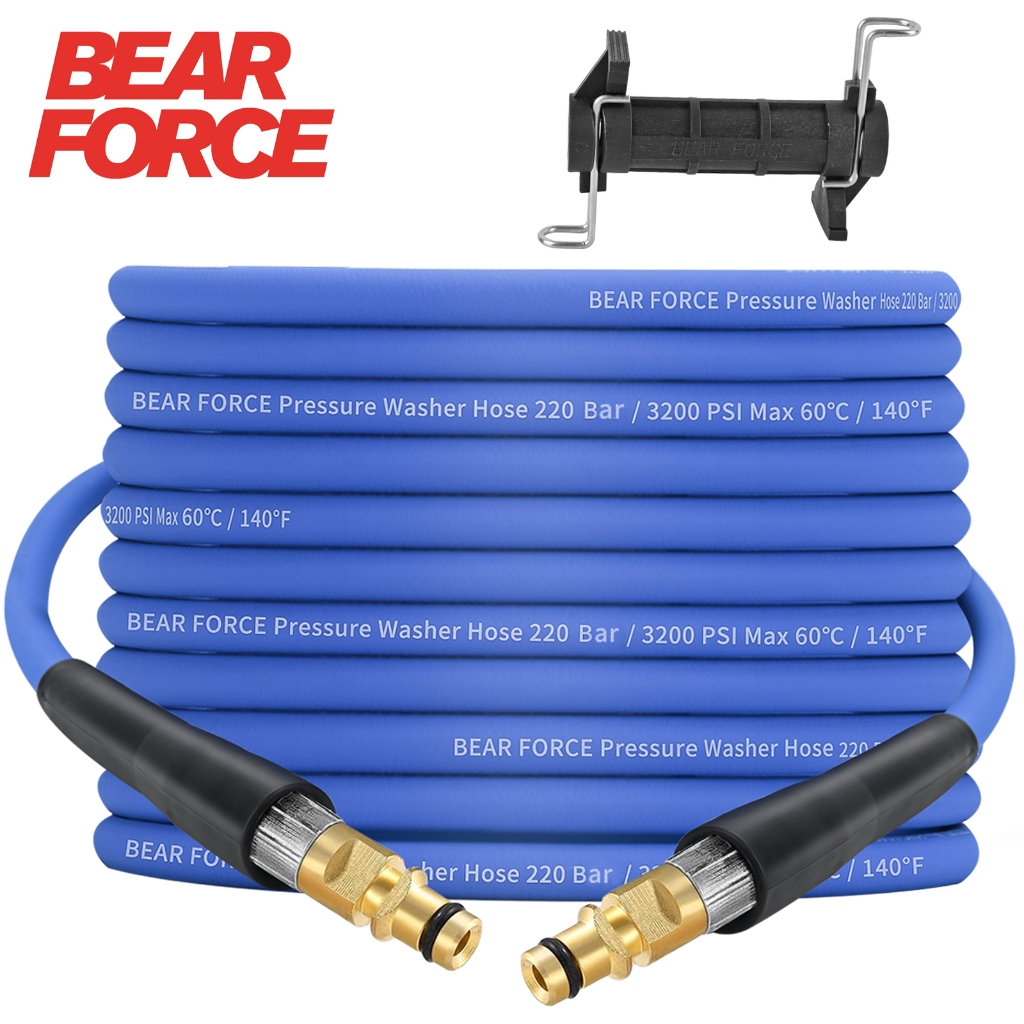 Bear Force Pressure Washer Replacement Hose Super Flexible Hose 10m 15m ...