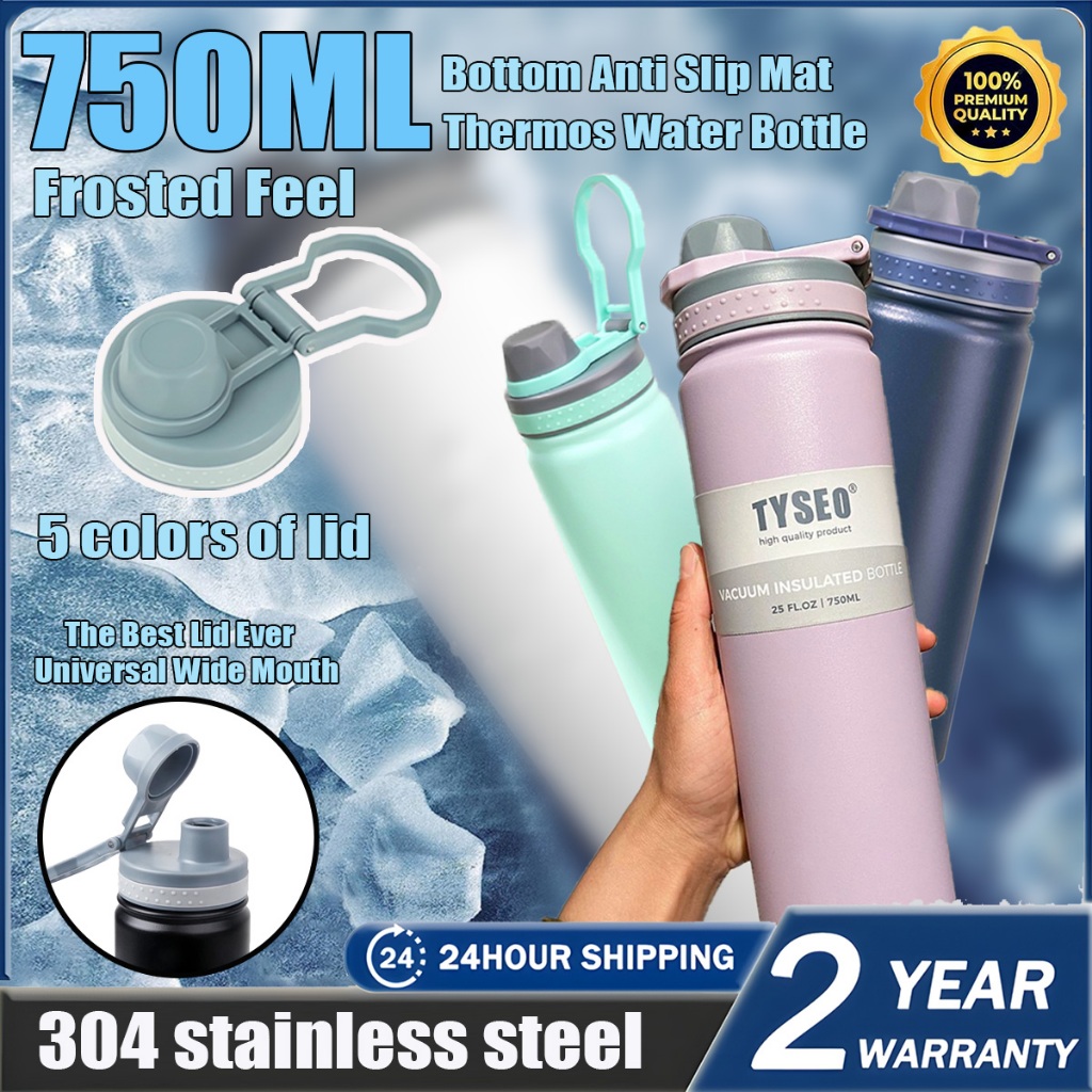 Custom name Tyseo 750ML Tumbler With Handle Insulated Flask Thermos ...