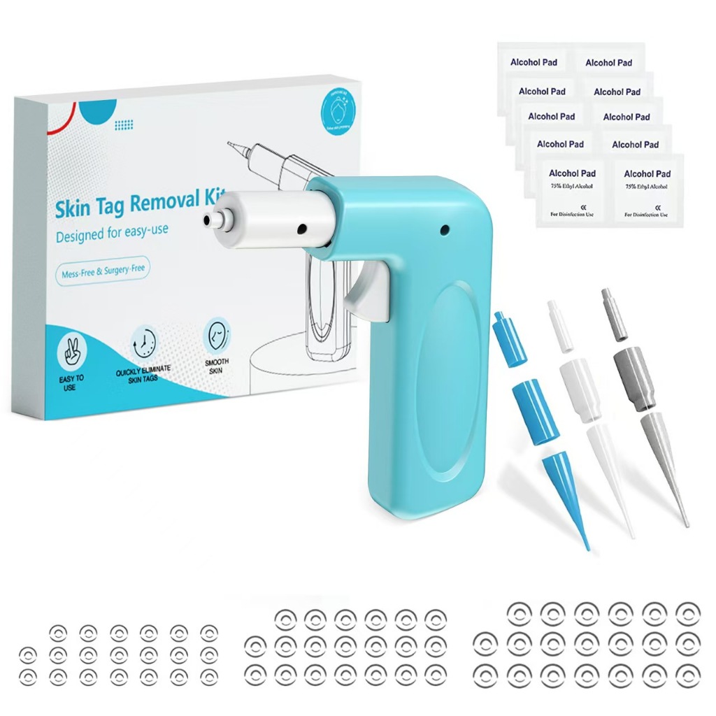 3 In 1 Auto Skin Tag Removal Kit Painless Mole Wart Remover Equipment ...