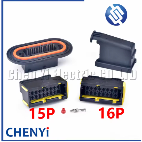 15 Pin 16P AMP Automobile connector Board Plug socket 0001530022 964589 ...