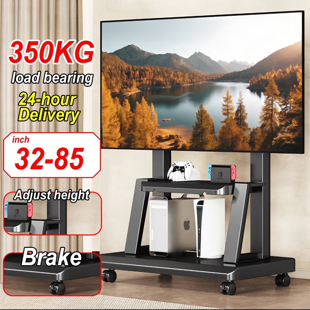32-85 Inci Penyanding TV Bergerak Mobile TV Stand Universal TV rack TV ...