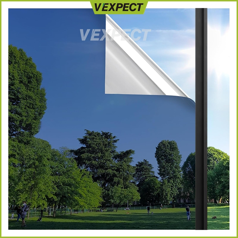 Thickened One Way Window Privacy Film Stiker, Tinted Tingkap Rumah ...