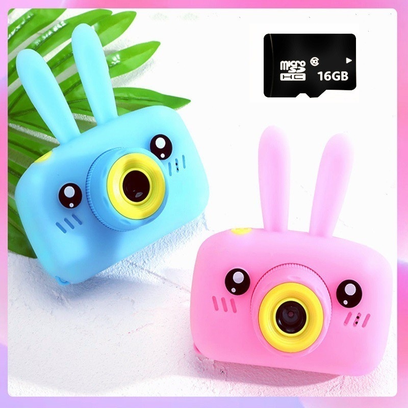 Children Camera with Memory Card Cartoon Toy 12MP HD LENS Take Photo ...