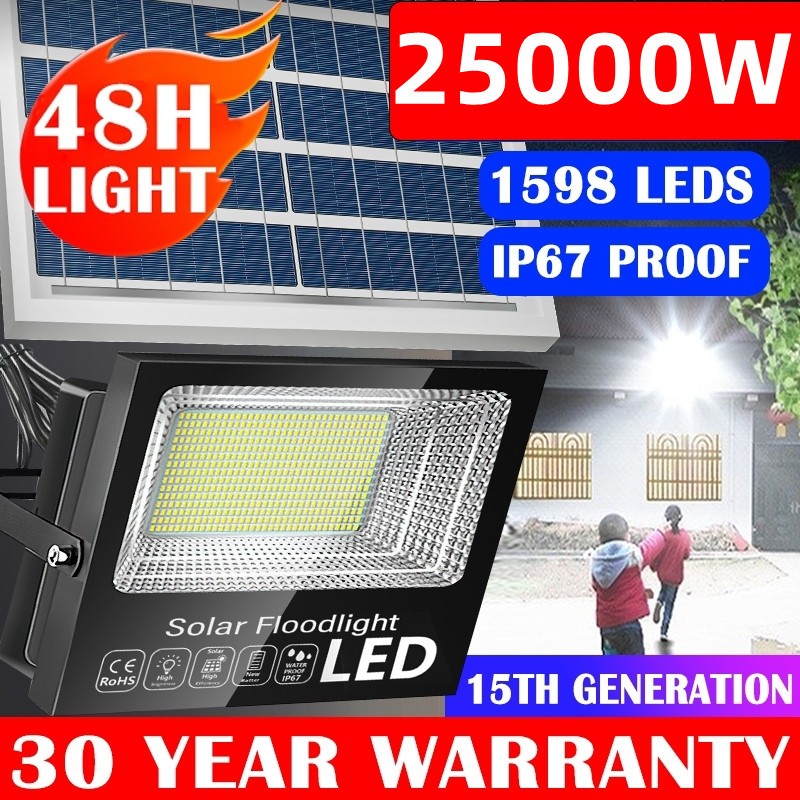 25000W Lampu Solar Light Outdoor Lighting Lampu Solar Outdoor ...