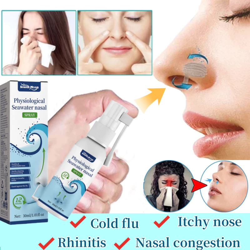 Nasal spray Physiological seawater Ubat resdung mujarab Rhinitis spray ...