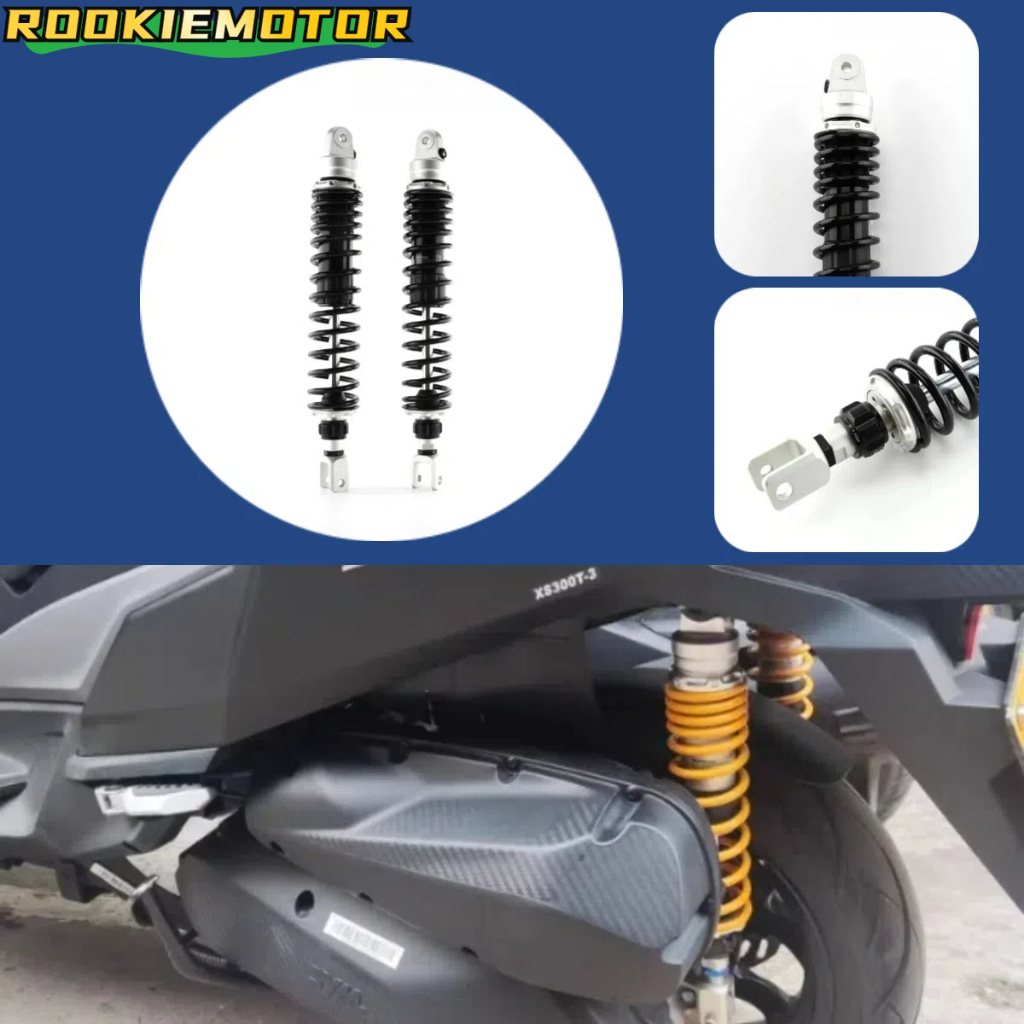 Universal 425MM Motorcycle CNC Aluminum Modified Oil-gas Rear Spring ...
