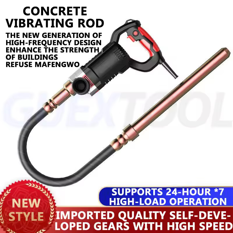 High-Performance Electric Concrete Vibrator, Handheld Long Shaft ...
