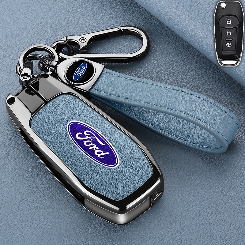 Ford Ranger Car Key cover Remote key case Shell holder pouch key fob ...