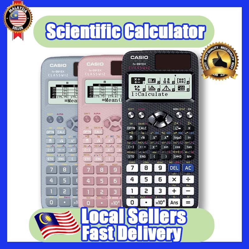 CASlO Scientific calculator fx-991ex fx991es plus CLASSWIZ STANDARD ...