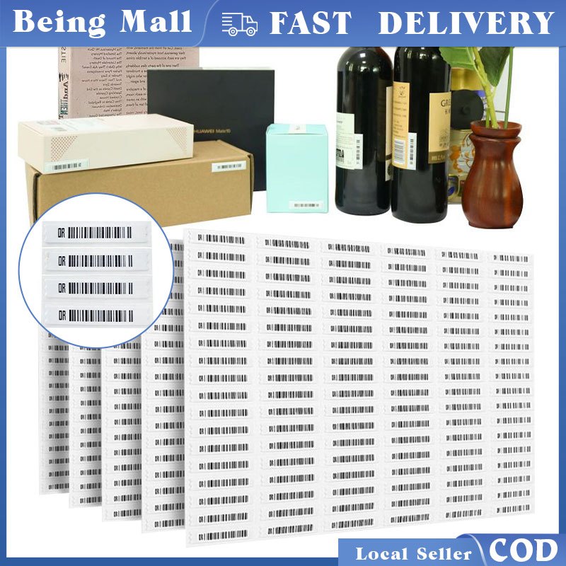 1000Pcs Security Barcode Tags 58khz AM Soft Labels Security Barcode ...