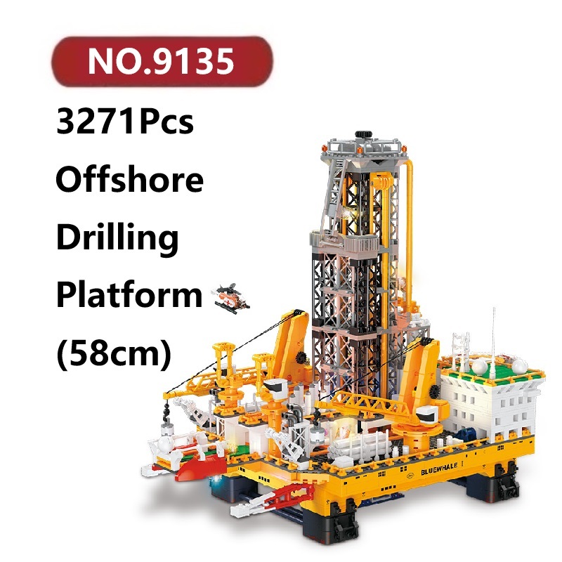 Offshore Drilling Platform Building Blocks 3271 Pcs JIE STAR ...