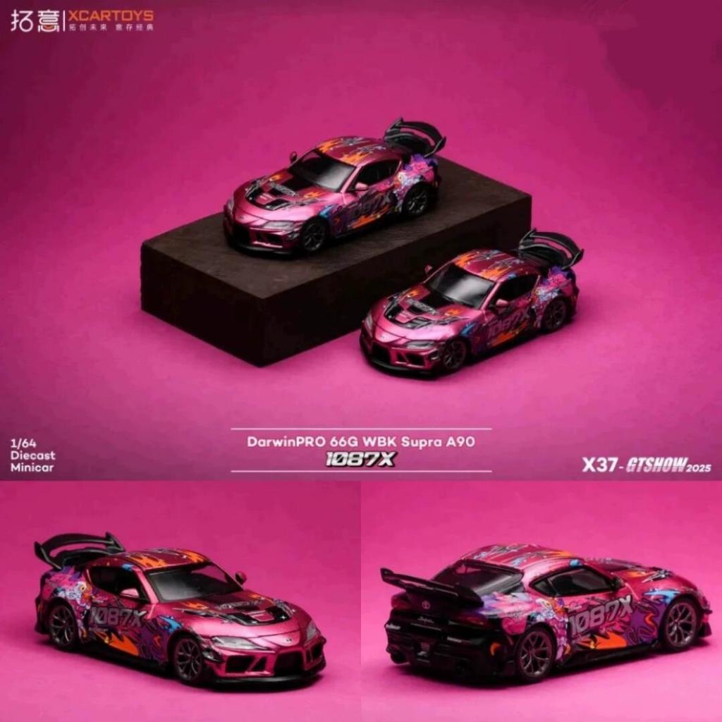 Xcartoys&POPRACE 1/64 Toyota Supra A90 Darwin 66G WBK "GT SHOW" Diecast ...