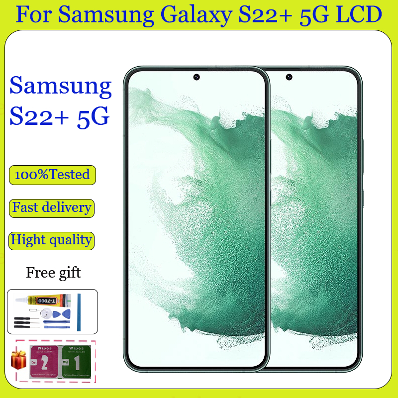 Original AMOLED Samsung Galaxy S22 Plus 5G LCD Display Touch Screen ...