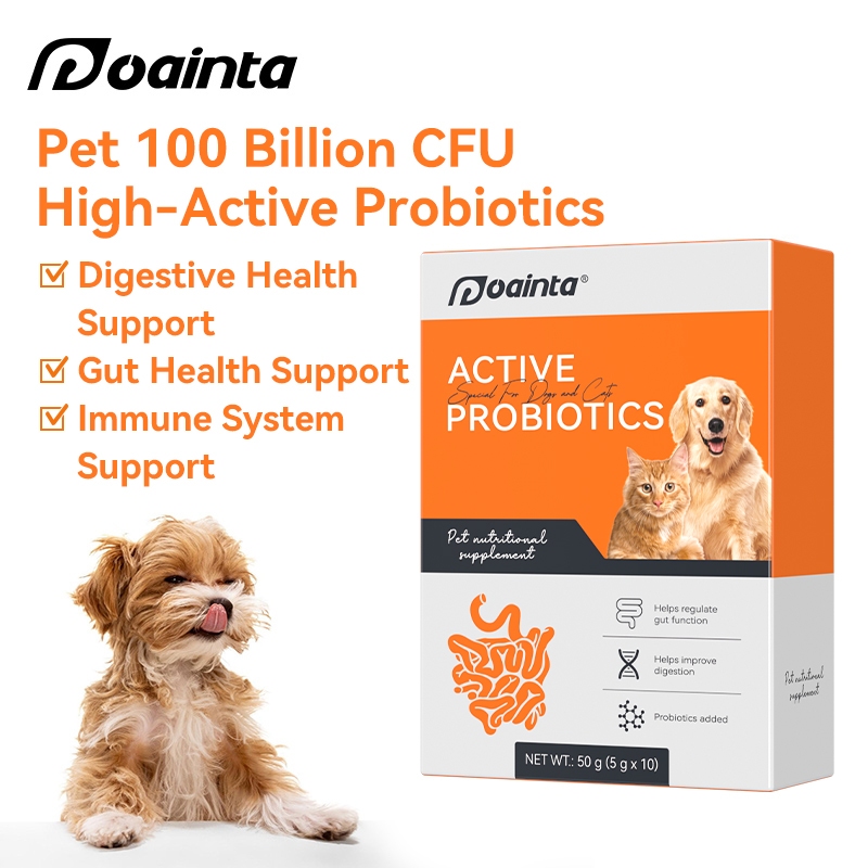 Puainta 100 Billion CFU Pets Complex Probiotics Powder Supplement for ...