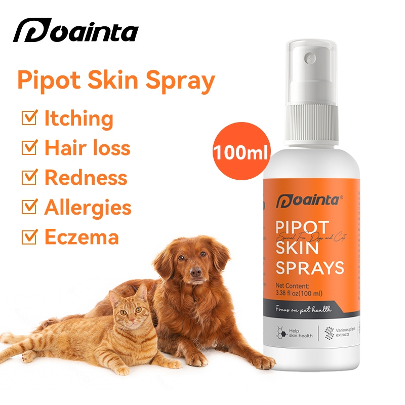Puainta Pipot Antifungal Skin Spray For Dogs and Cats Skin Itch Relief ...