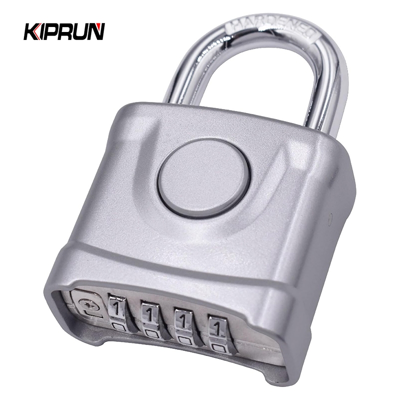KIPRUN Heavy Duty Combination Padlock, 4 Digit High Security Padlock ...