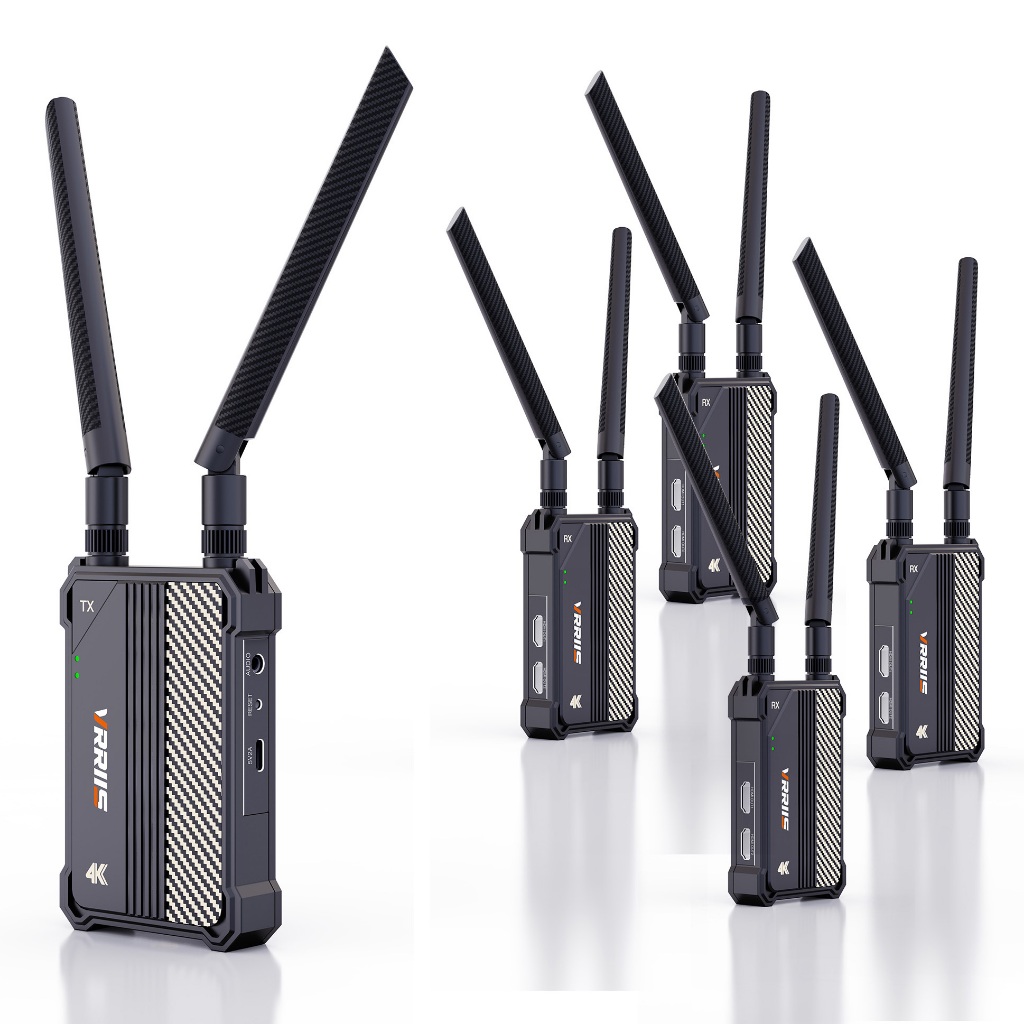 Dual HDMI 4K Wireless Transmission Video Transmitter Receiver 350M HDMI ...