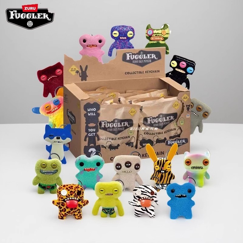 Fuggler Funny Ugly Monster Keychain Series Blind Bag PVC Fuggler Figure ...