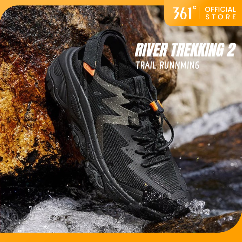 361 Degrees Men Women River Trekking Shoes Outdoor Hiking Hollow ...