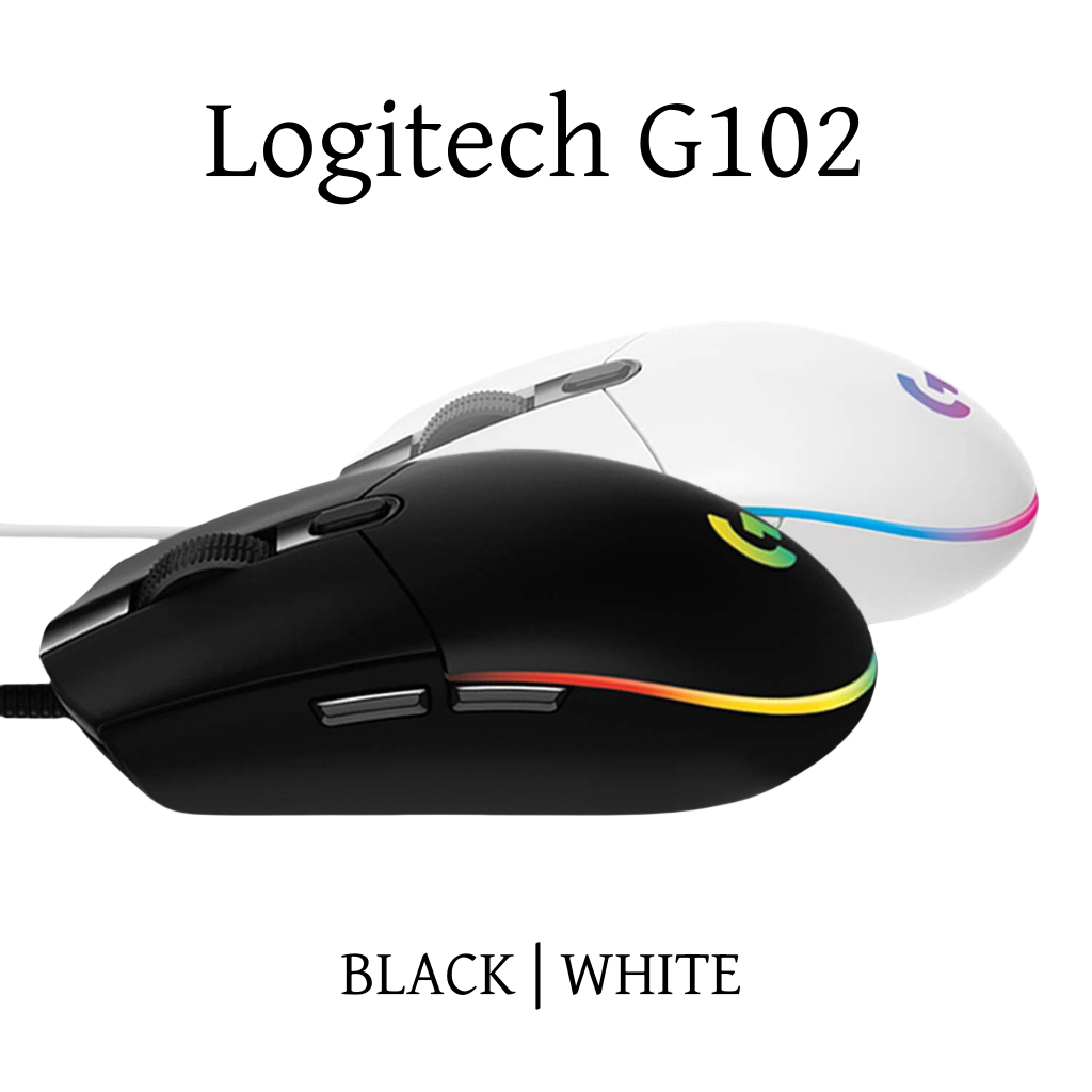 LOGITECH G102 Gaming Mouse with LIGHTSYNC RGB, 6 Programmable Buttons, Gaming Grade Sensor & 8k ...