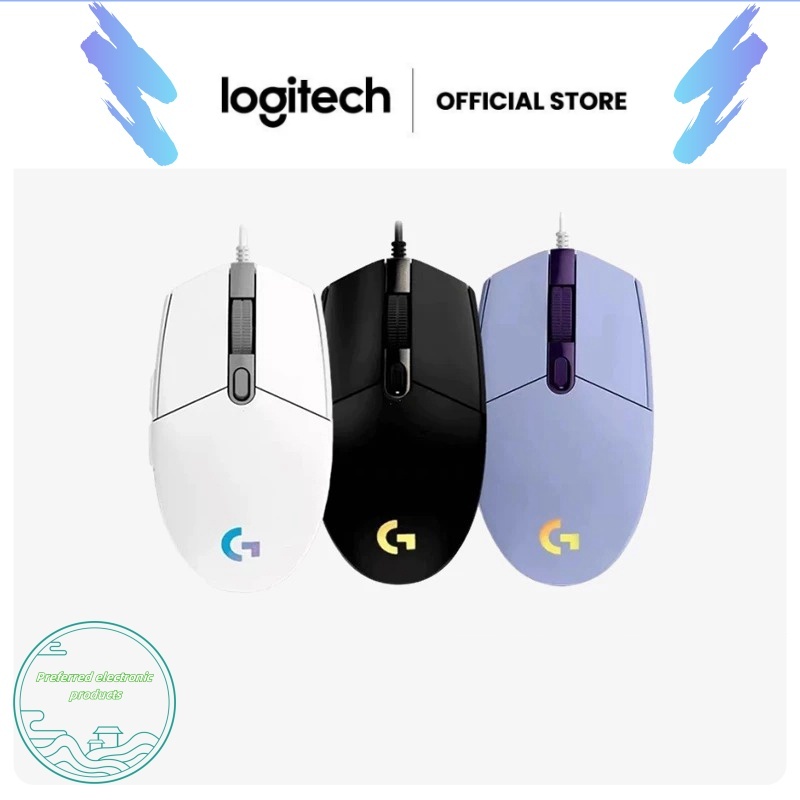 Logitech Gaming Mouse G203 2nd Gen 8,000 DPI, Rainbow Optical Effect ...