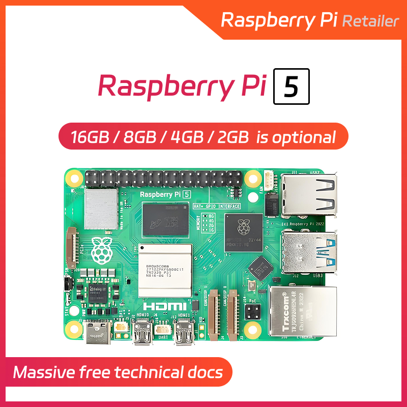 Raspberry Pi 5B - 5 Model B (2GB / 4GB / 8GB / 16GB) | Shopee Malaysia
